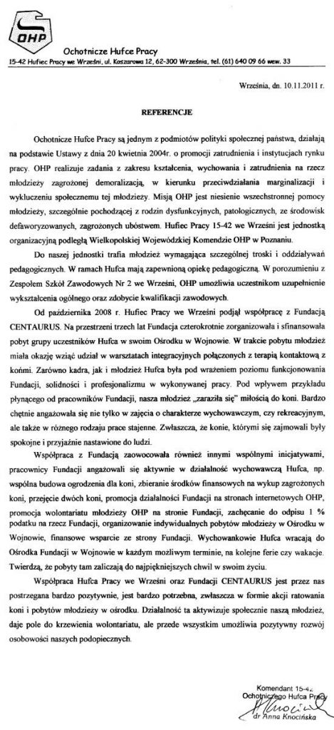 Foundation - Fundacja centaurus